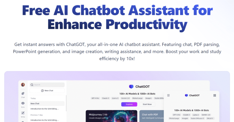 What is ChatGOT: Features, Pricing, Pros & Alternatives?